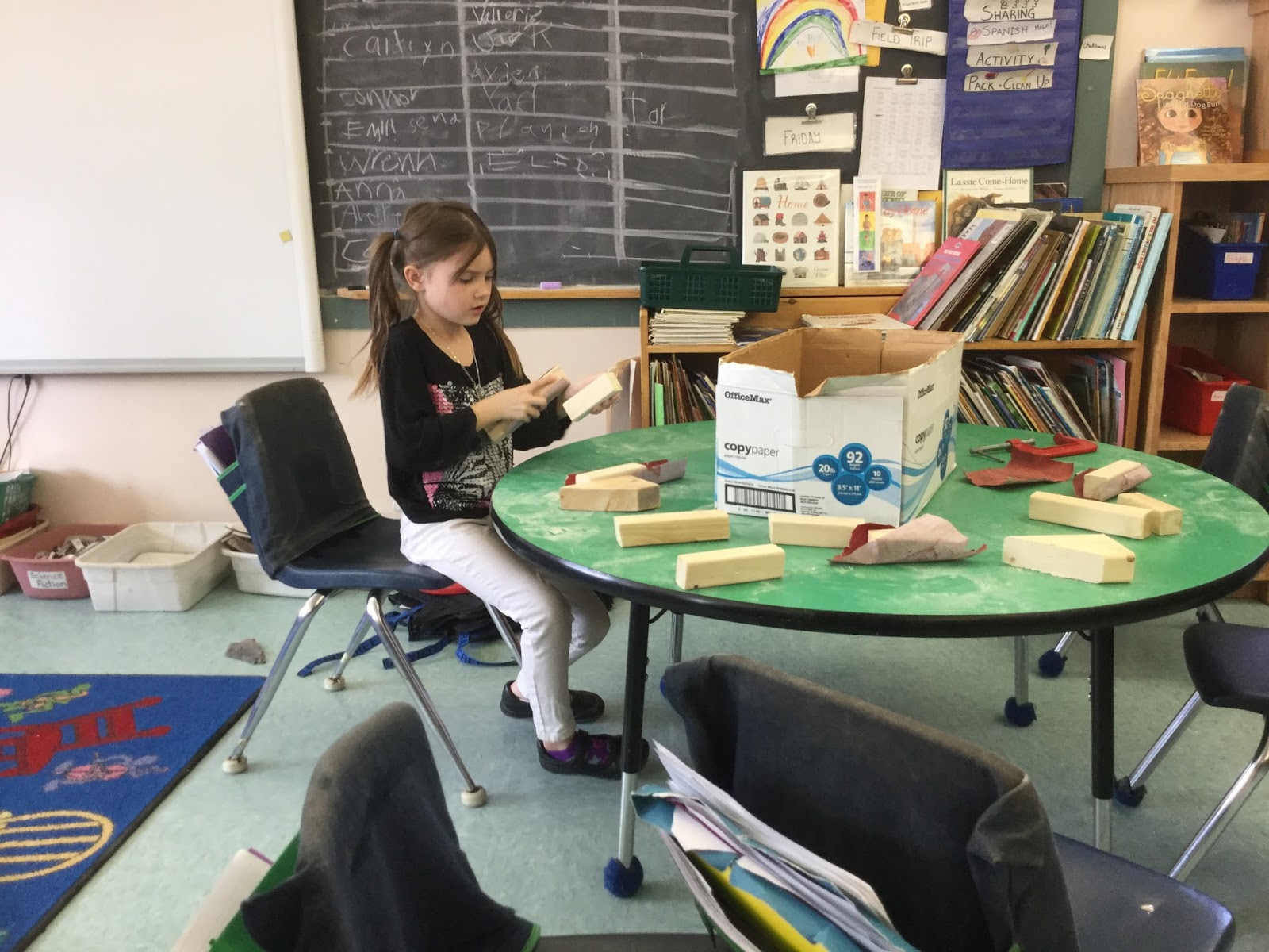 Our First and Second Grade Class: April 2018