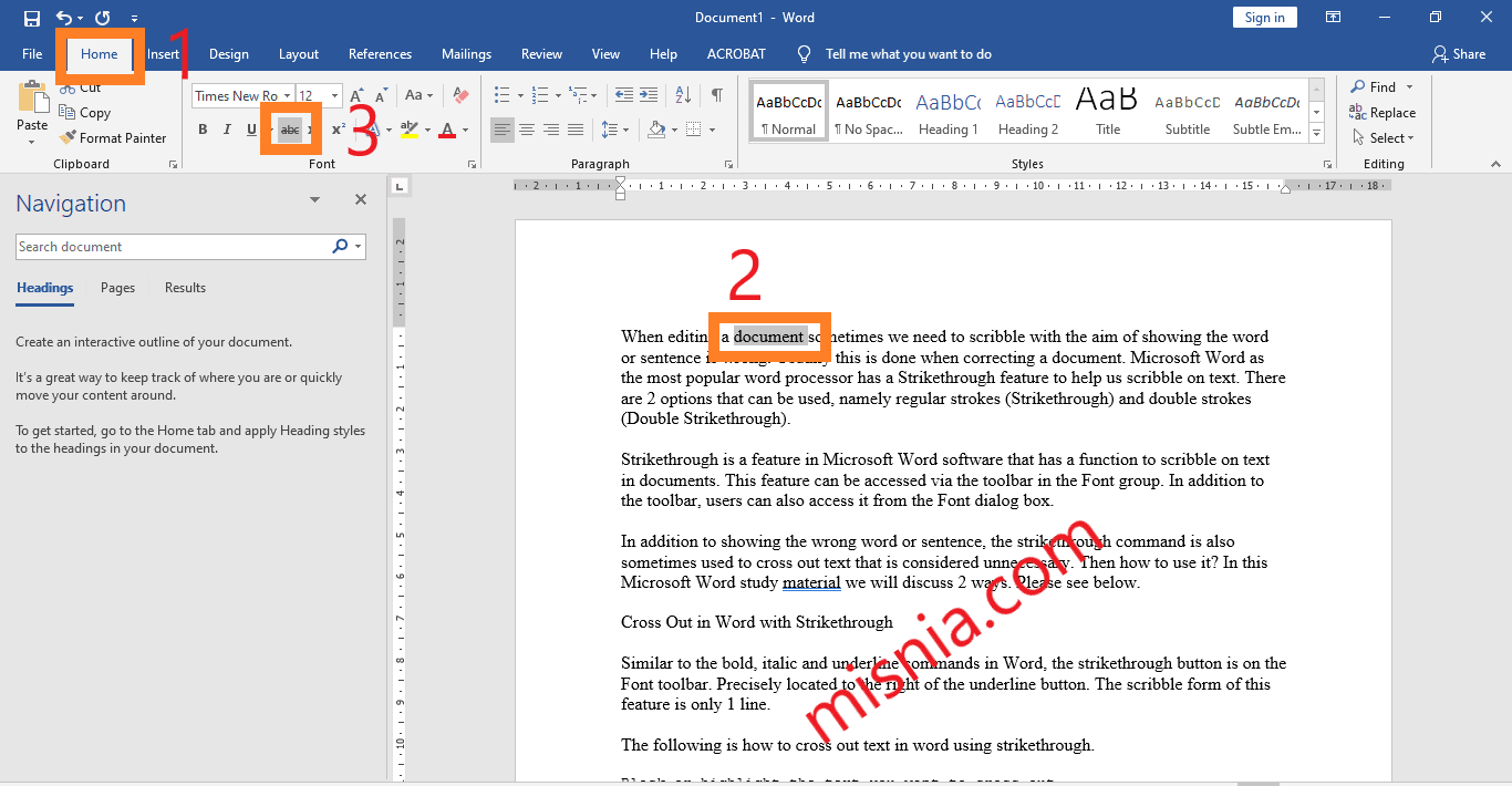 Strikethrough In Word How To And The Function Misnia strikethrough-in-word-how-to-and-the-function-misnia