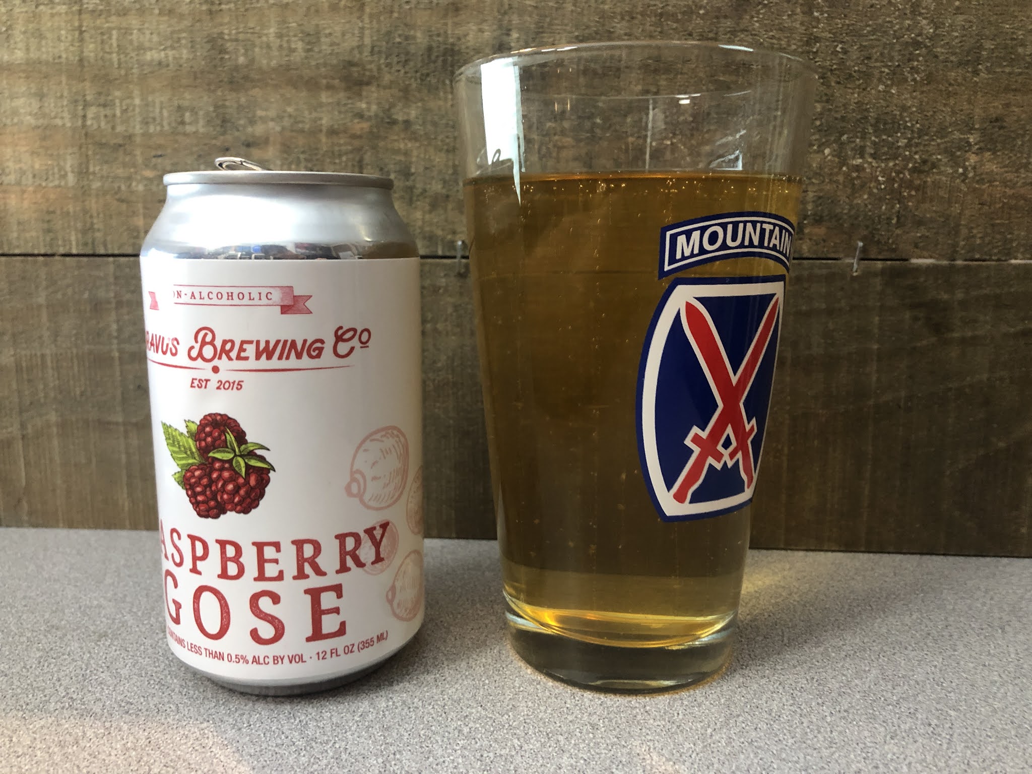 Bravus Raspberry Gose (Non Alcoholic) Beer Review - 5 February 2021.