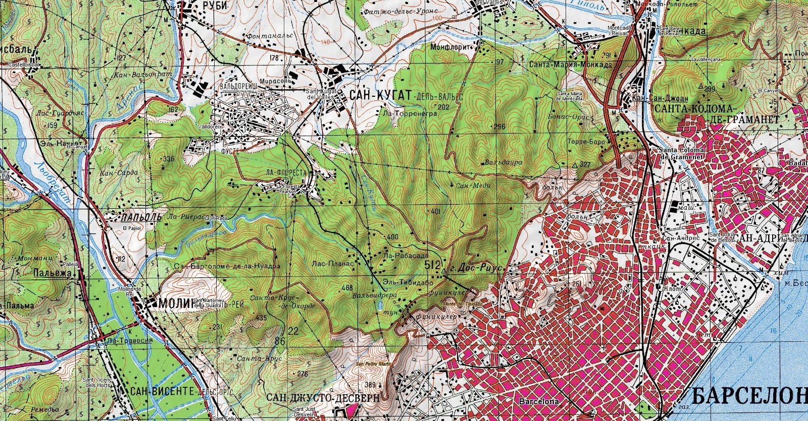 Cartografía Digital: Mapas militares soviéticos.