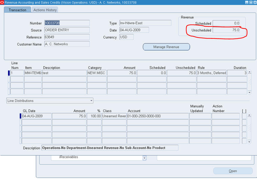 Rishi Technologies: COGS and Deferred COGS In Oracle R12