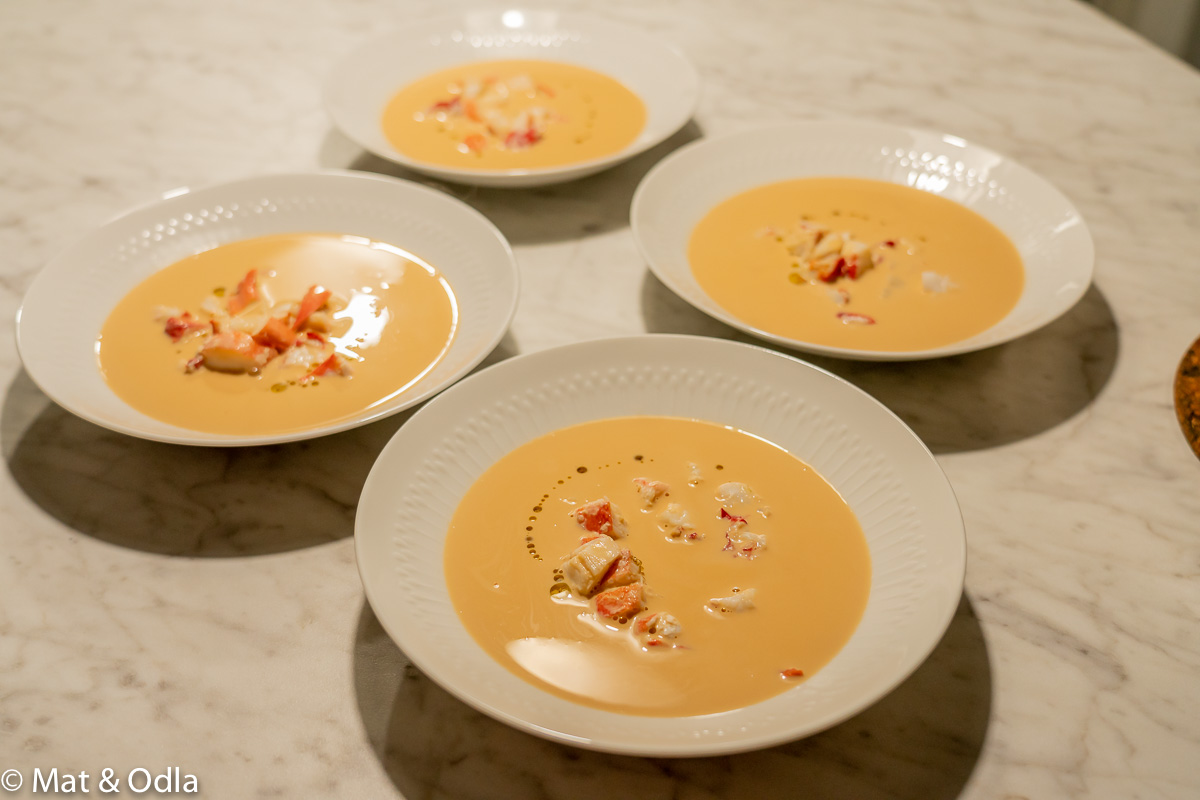 Hummersoppa - Nyårsaftonens förrätt