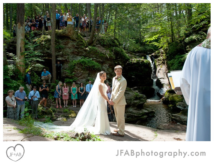JF + AB Photography Blog: Kristin and Rob's wedding at Rickett's Glen