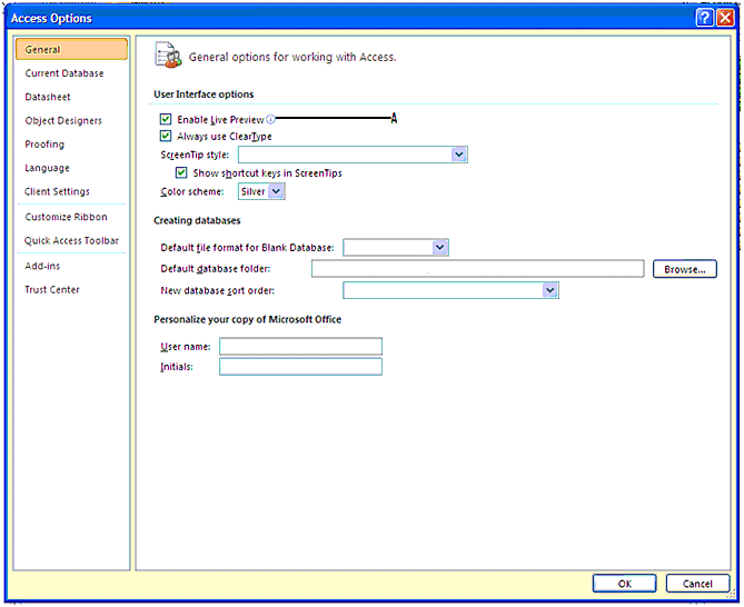 Microsoft Access 2010 Test ~ Test Answers