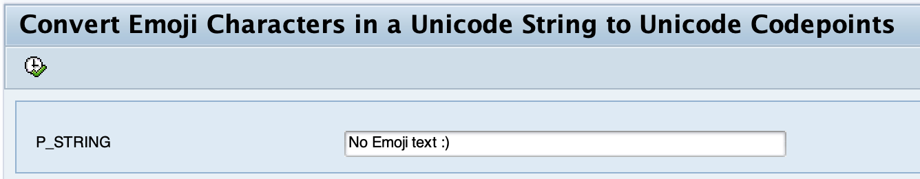 SAP ABAP Central: Convert Emoji Characters in Unicode String to ...