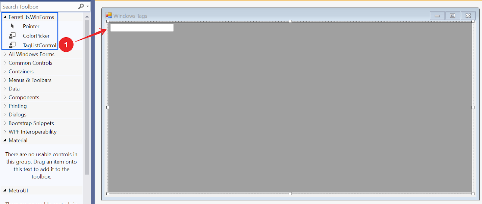Windows Forms Tag Control In C Coreprogram