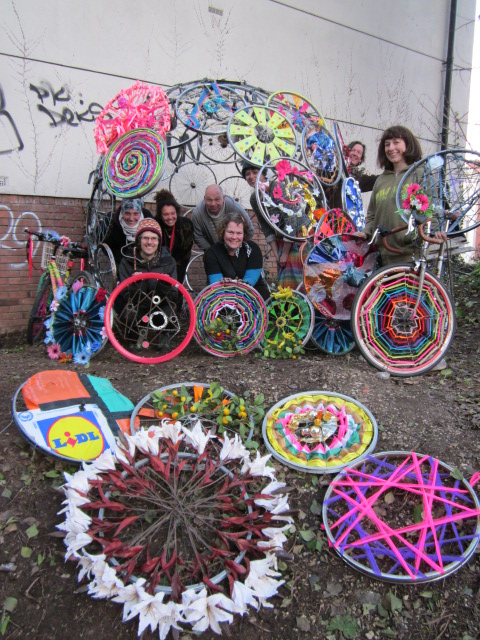 My First Bicycle School of Art: Wheel Decorating & Scrap Wheel Geodesic ...