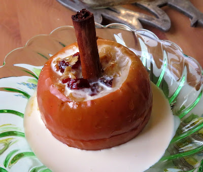 Maple & Cranberry Baked Apples | The English Kitchen