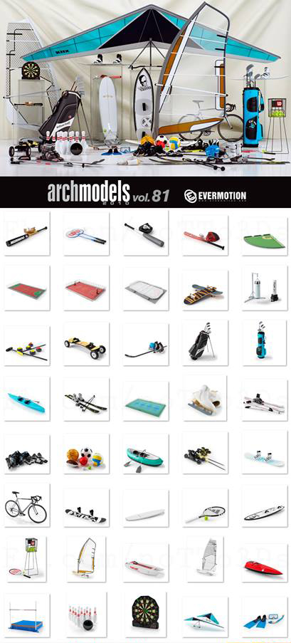 2. Sports Collection Free Sketchup Models