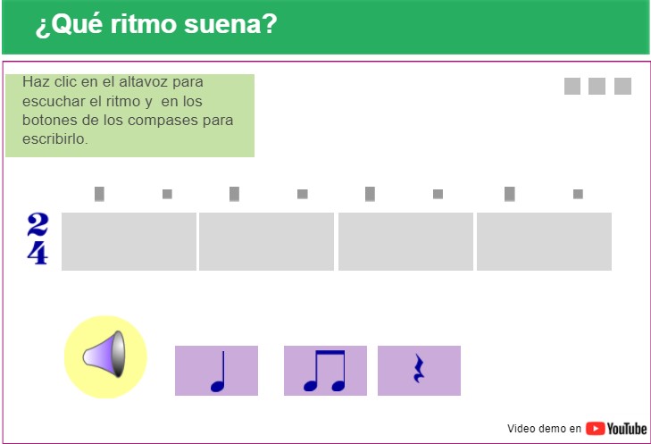 Saramusical: DICTADO RÍTMICO