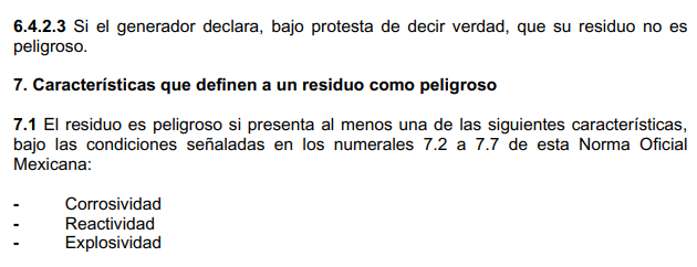 Soporte Presencial: NORMA OFICIAL MEXICANA NOM-052-SEMARNAT-2005, QUE ...