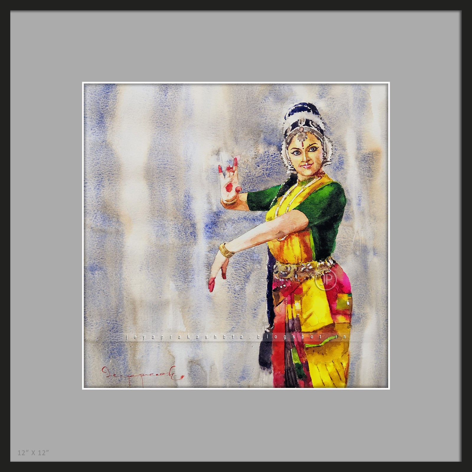 South Indian paintings: WATER COLOUR & ACRYLIC PAINTINGS