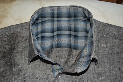 Whatever is on my mind today: How I construct a collar with a collar stand