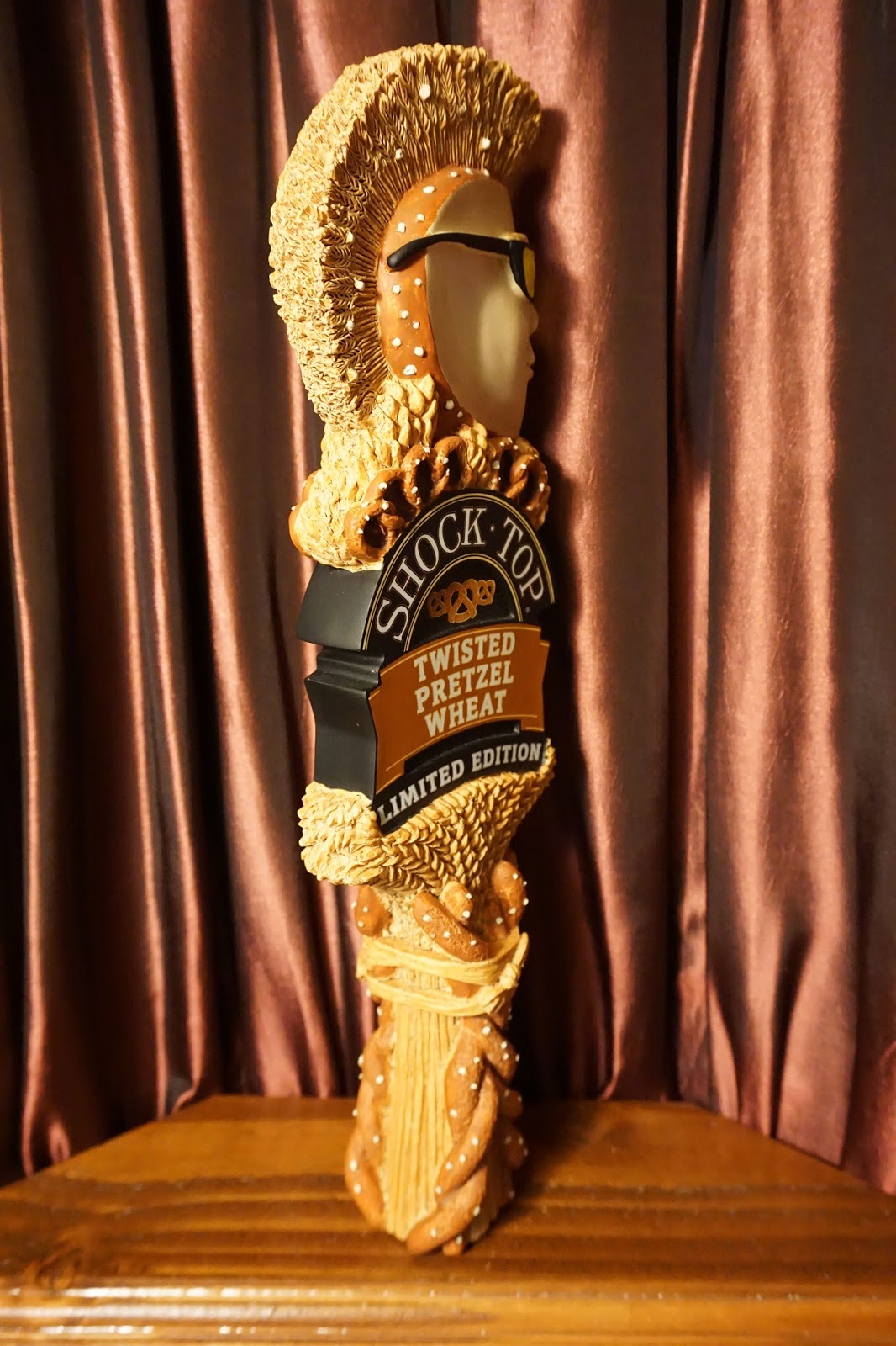 Tap Handle #529: Anheuser-Busch - Shock Top Twisted Pretzel Wheat