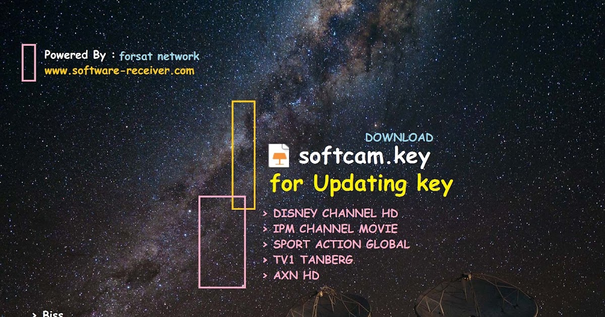 softcam.key - updating Biss IPM & PowerVU Disney HD 2020 - Software ...