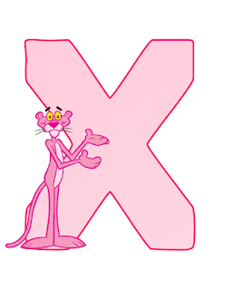 Kits imprimibles gratis : Abecedario pantera rosa