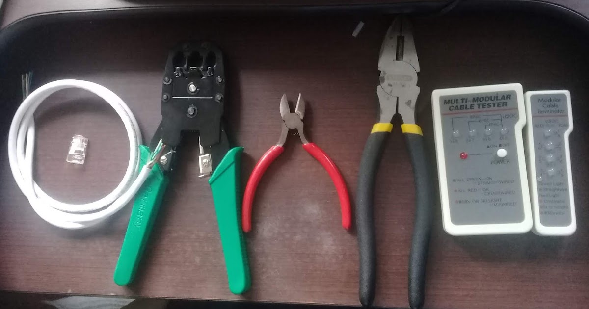 PASOS PARA PONCHAR UN CABLE UTP : lista de materiales para ponchar el ...