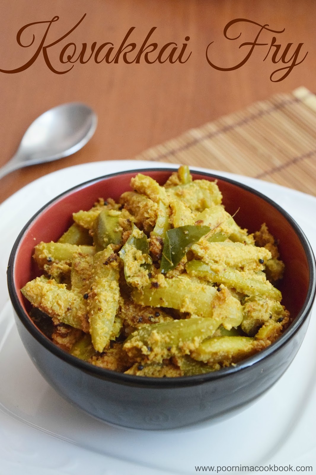 Poornima's Cook Book: Kovakkai Fry / Kovakkai Masala Fry / Ivy Gourd ...