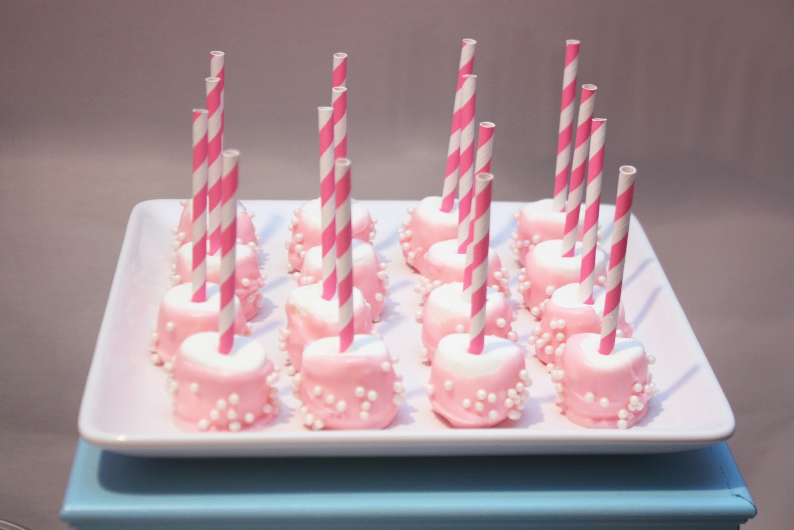 5M Creations: Baking Birthday Party- Pink & Aqua Dessert Bar & Pink ...