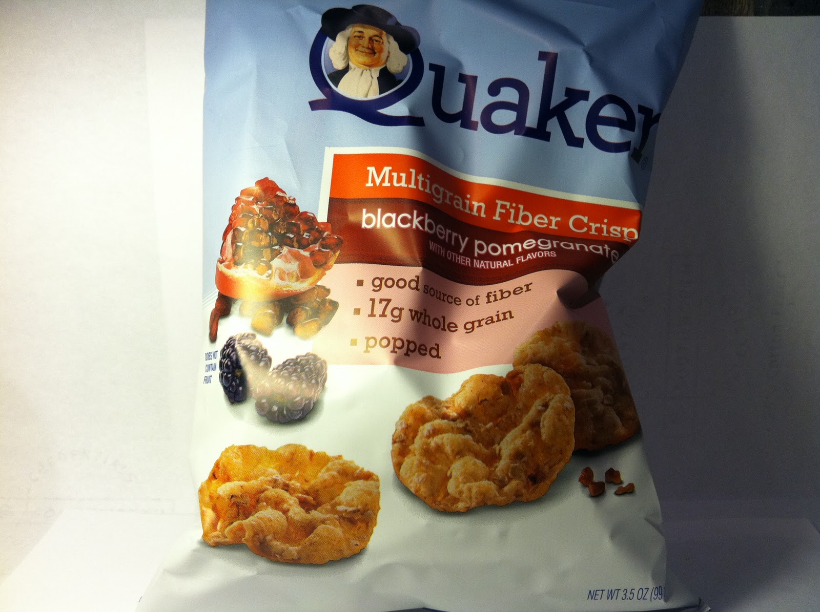 Crazy Food Dude: Review: Quaker Blackberry Pomegranate Mulitgrain Fiber ...