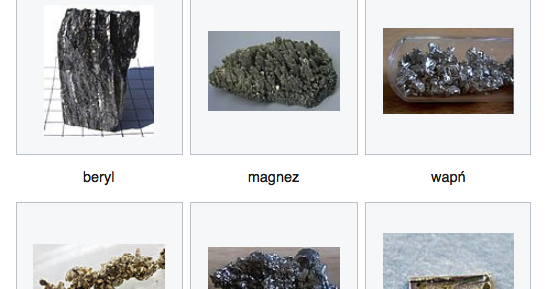 Biologia - nauka o życiu: Berylowce (Metale ziem alkalicznych), cz. 1 ...