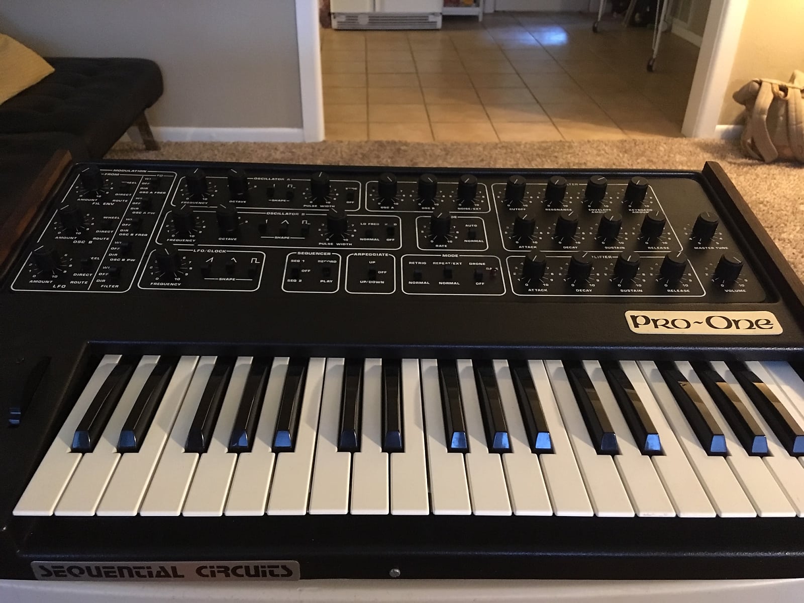 MATRIXSYNTH: Sequential Circuits Pro One Vintage Analog Mono ...