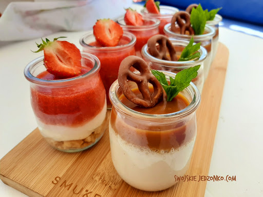 Mini deserki w dwóch smakach - Swojskie jedzonko