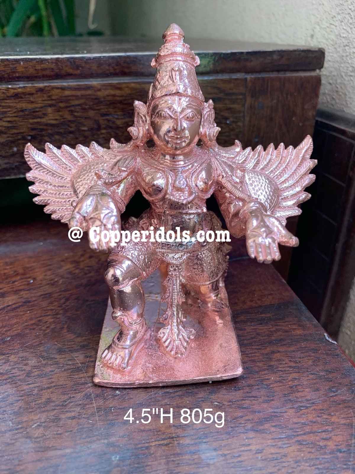 COPPER IDOL OF GARUDA DEVA, GARUDA, GARUDA VAHANA