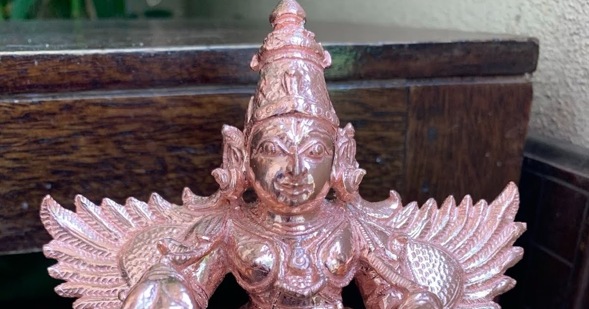 COPPER IDOL OF GARUDA DEVA, GARUDA, GARUDA VAHANA