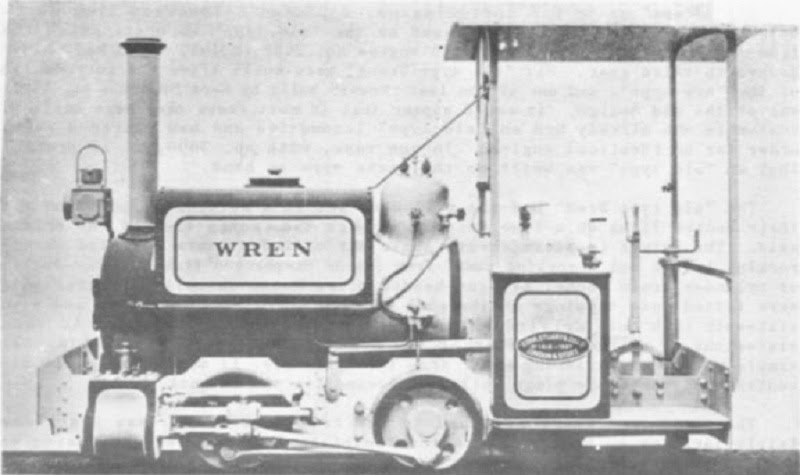 VAPOR MÍNIMO: Locomotiva Kerr Stuart classe WREN.