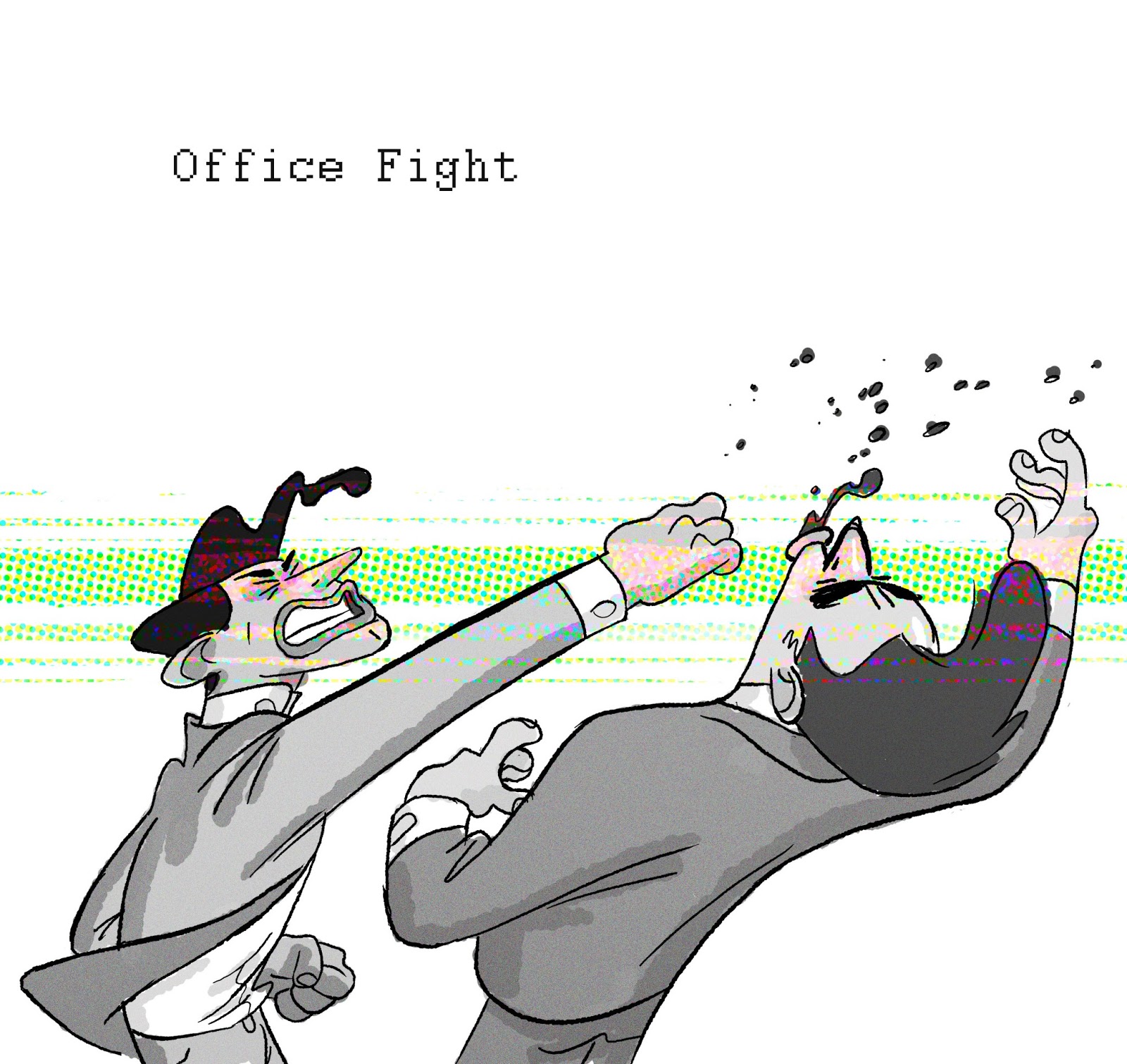 drawingsfromarussianspy: Punch someone