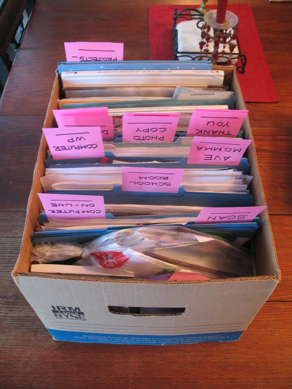 Ave Momma - Blog: A Place for Everything and Everything in Place