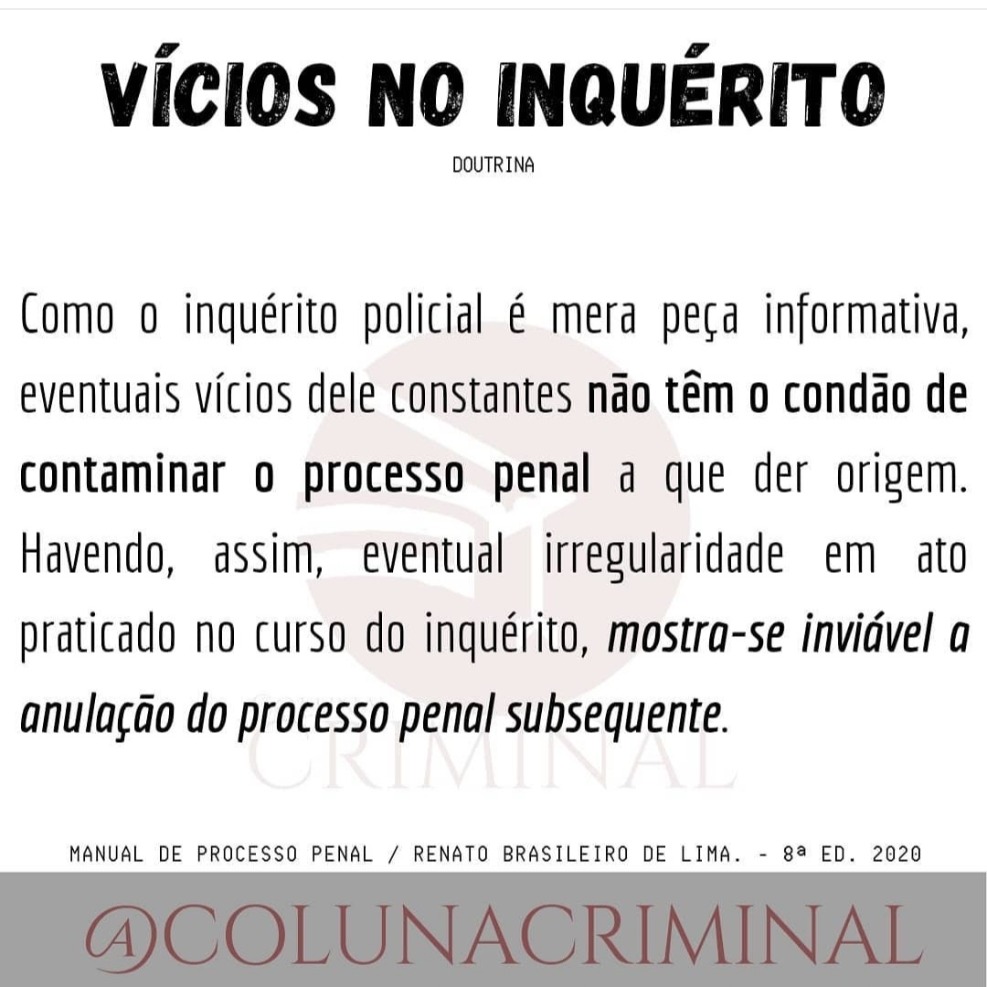 Direito Processual Penal Inquérito Policial