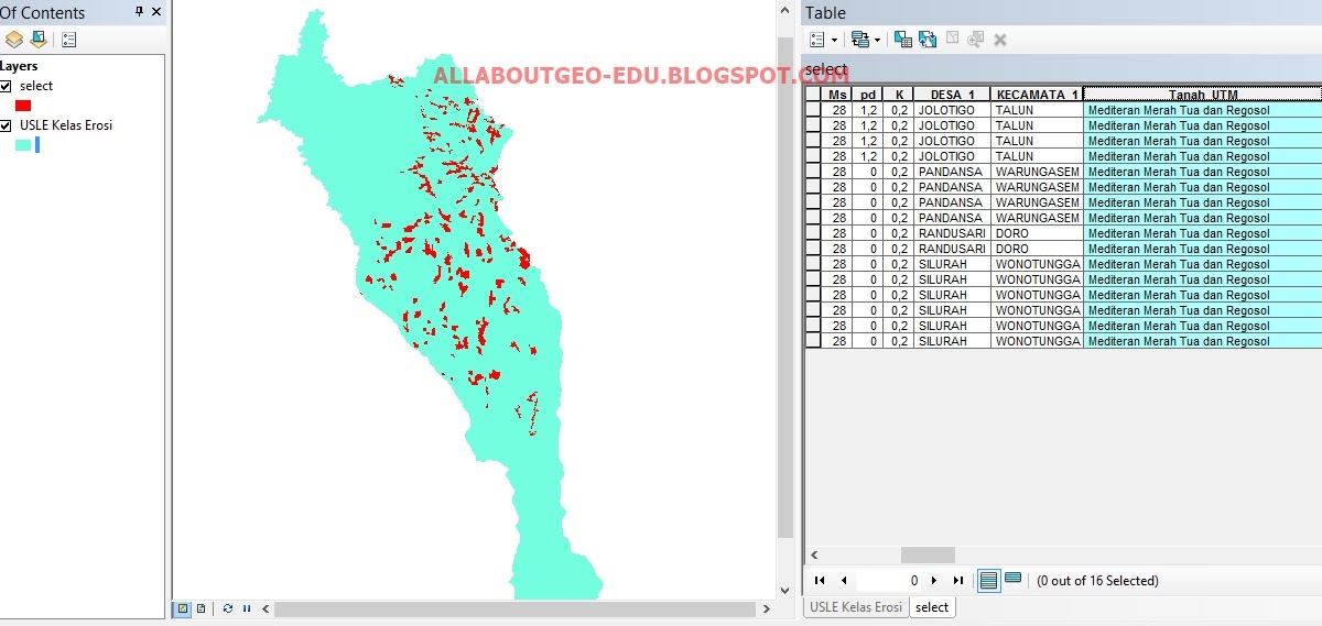 Cara Mengambil Shapefile Polygon di ArcGIS ( Tutorial Select ArcGIS )