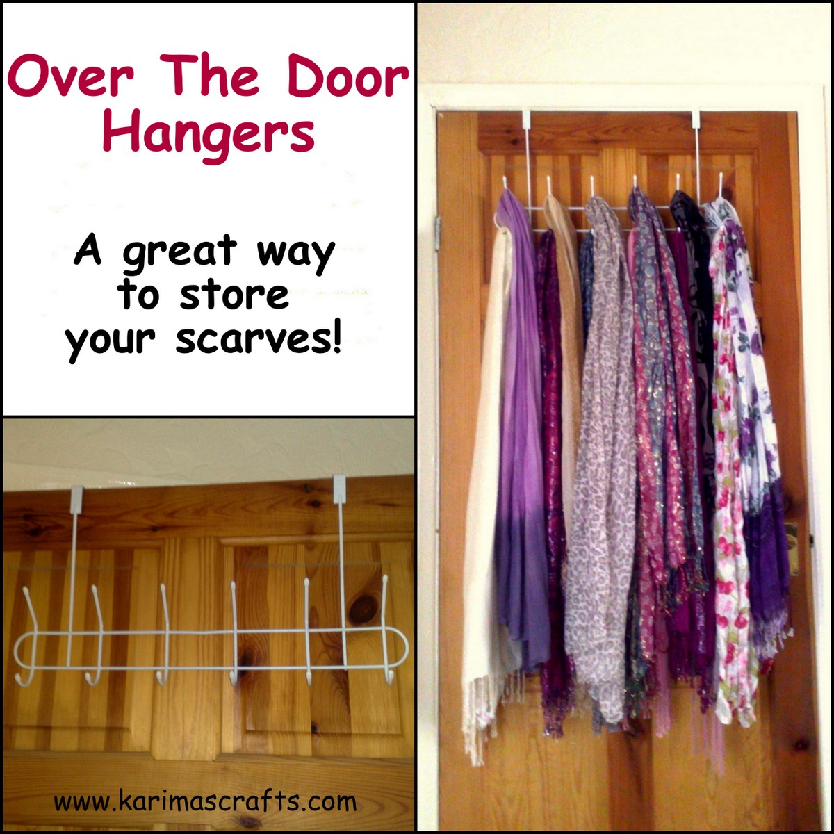 Karima's Crafts: Scarves Storage Ideas - Great Ideas