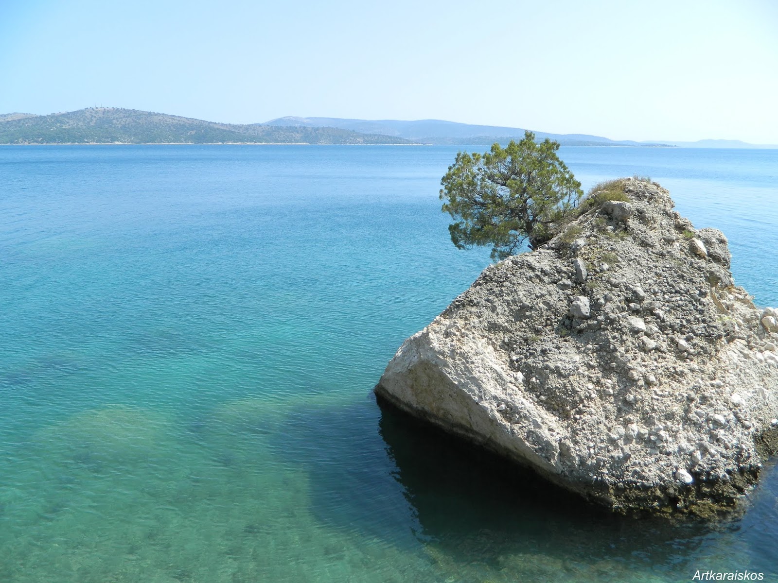 Η παραλία του Αγ Νικολάου Αστακός Αιτωλοακαρνανίας((φωτο) - ΜΠΑΜΠΙΝΗ ΙΝ