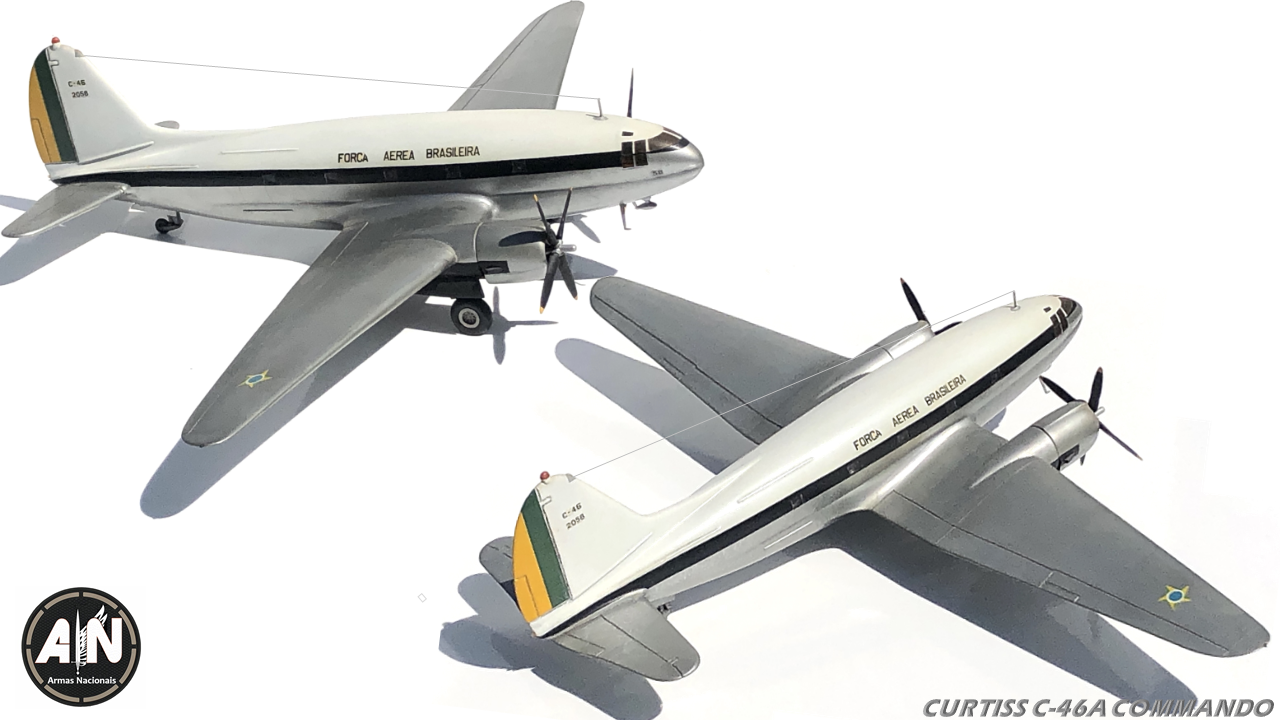 Armas Nacionais: Curtiss C-46A Commando na FAB