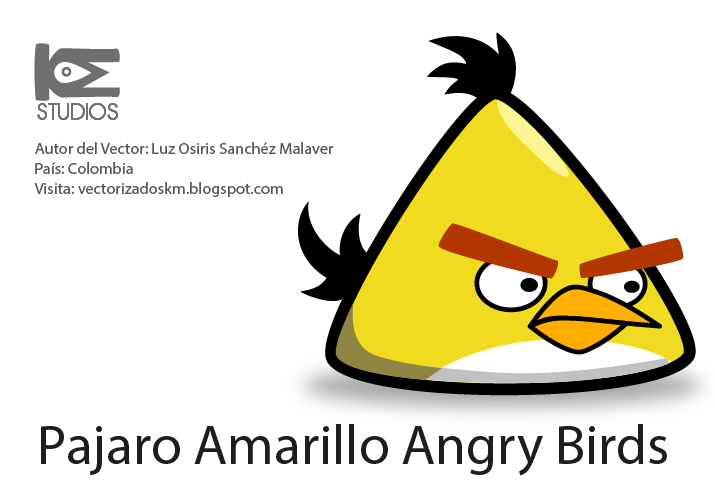 Pajaro Amarillo Angry Birds