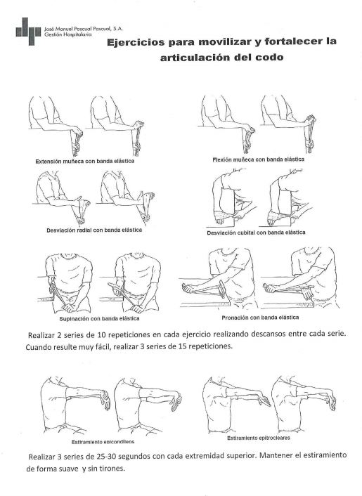 Servicio de Rehabilitación Hospital Comarcal Virgen del Camino: Ejercicios para ganar rango de ...
