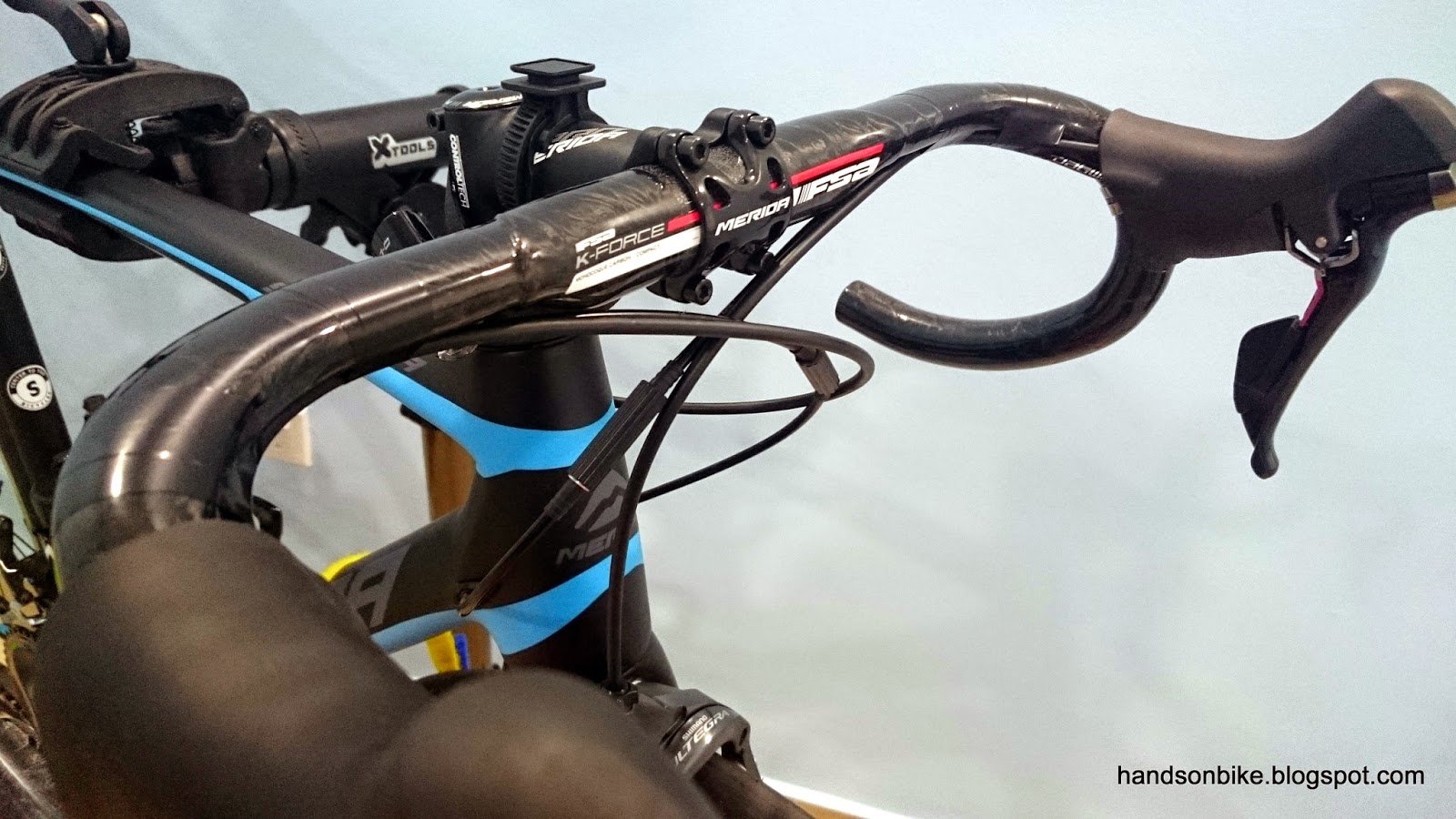 Hands On Bike: Merida Scultura 5000: FSA K-Force Compact Road Handlebar