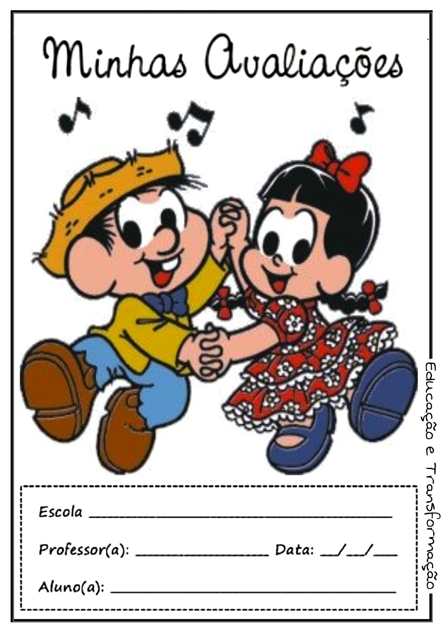 Capa De Prova Colorida Para Imprimir - RETOEDU