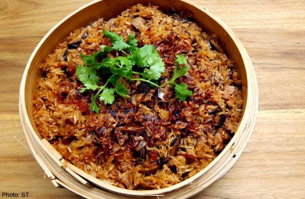 Glutinous rice with bacon | Baking's Corner WorkShop