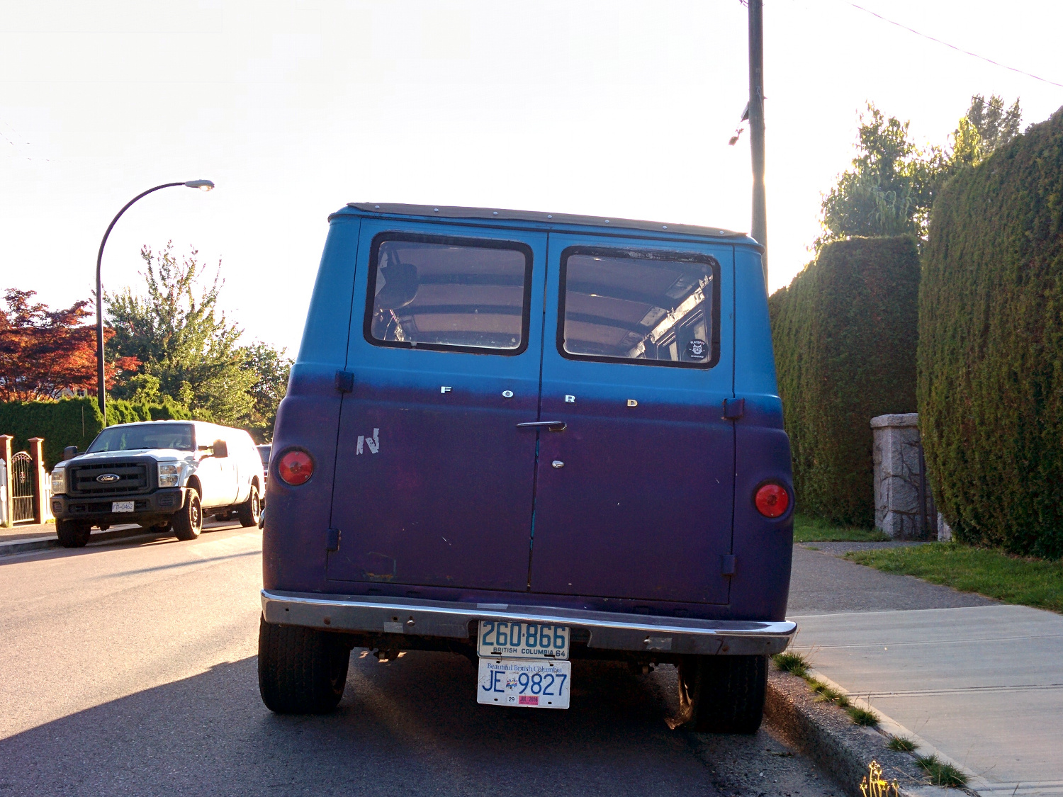 Old Parked Cars Vancouver: 1964 Ford Econoline Van