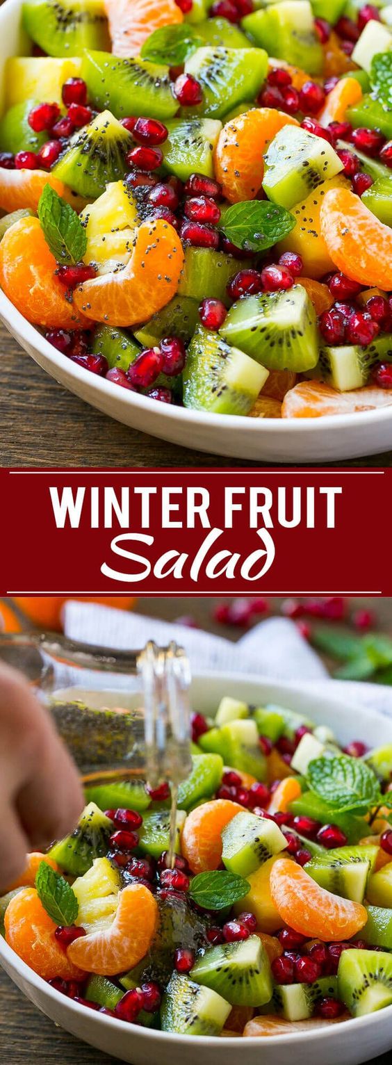 Winter Fruit Salad Recipe - Girls Dishes