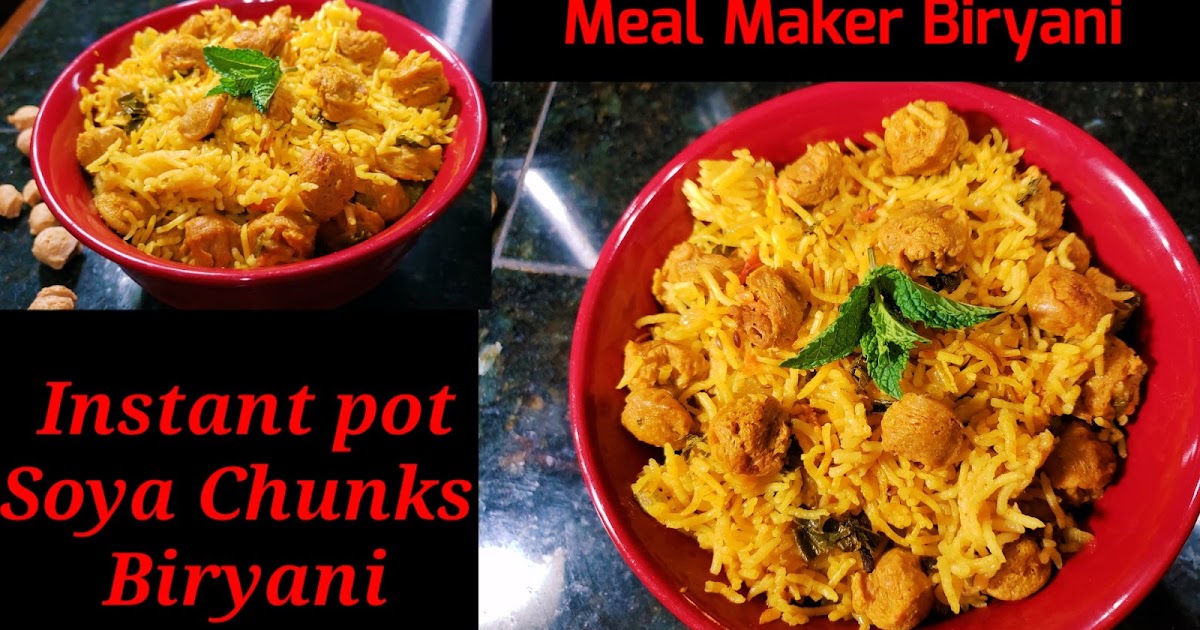 Instant Pot Soya Biryani