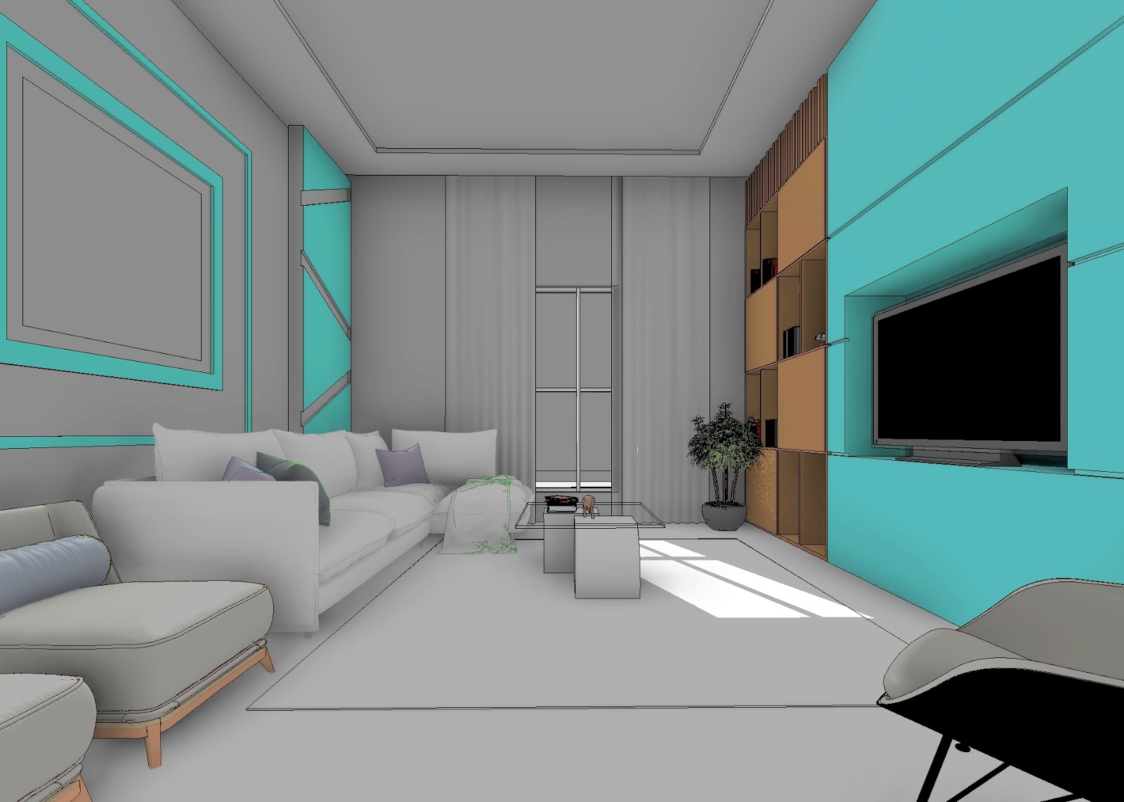 Revit 2020 Interior Renderings - TEST.CADNEEDS