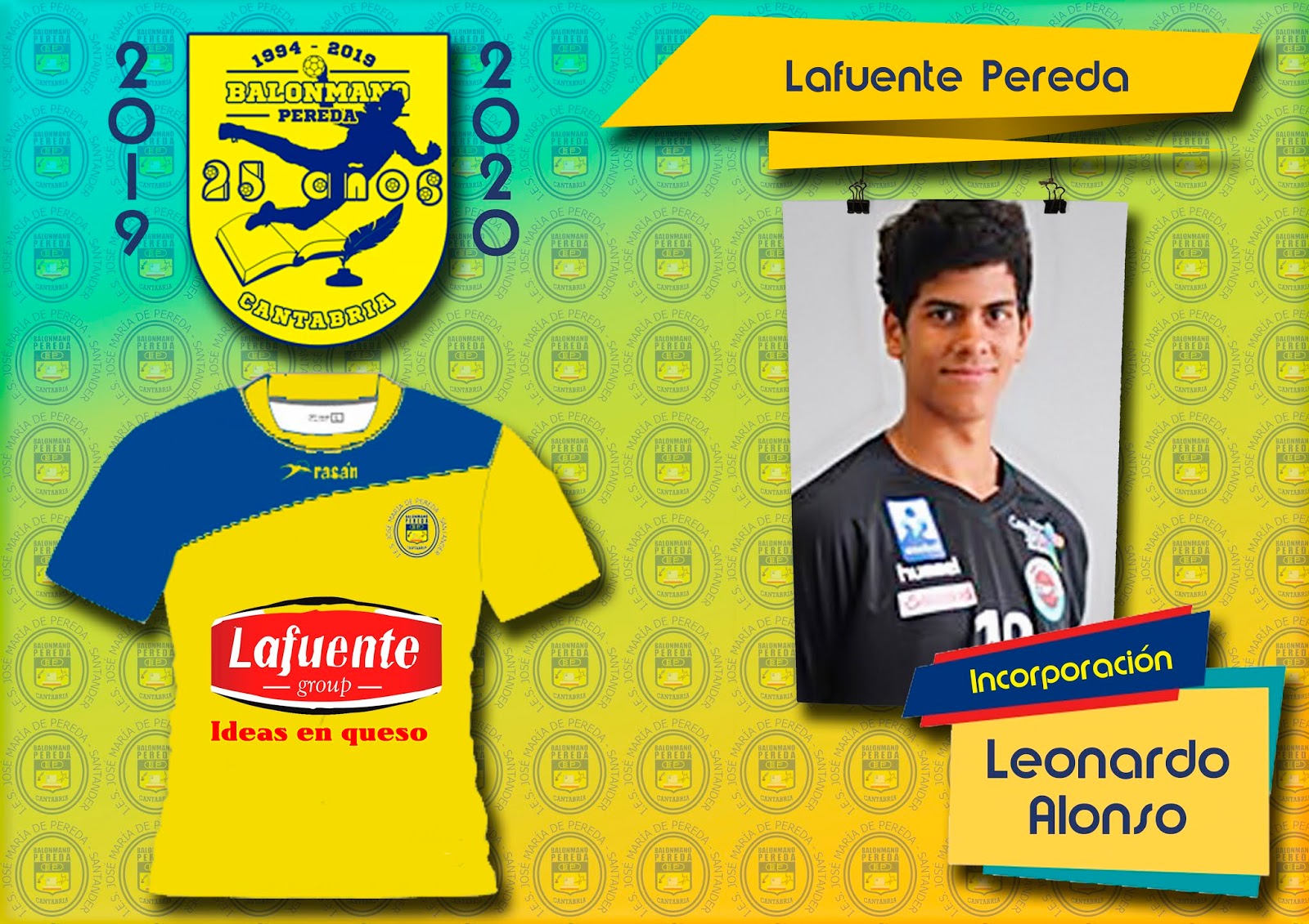 Club Balonmano Pereda: LEONARDO ALONSO llega al LAFUENTE PEREDA gracias ...