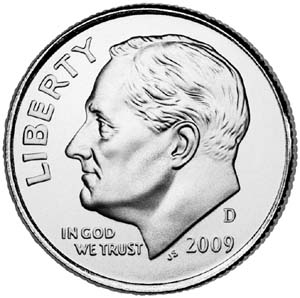 MR. HALL'S AMERICAN HISTORY CLASS: Franklin Roosevelt Dime