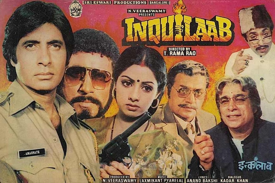 Sridevi: Celebrating 37 years of Inquilaab: Sridevi and Amitabh ...