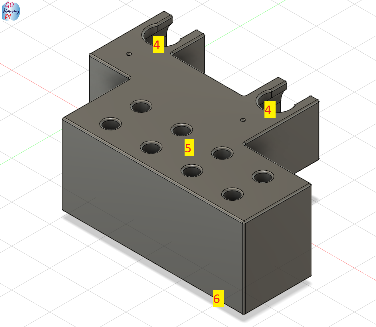 GoJimmyPi: CNC 3018 Limit Switch End Stop Mounts (3DPrinted)
